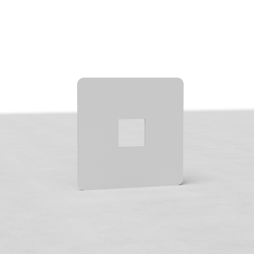 Single Keystone Switch Plate EU Paintable | Components | Switches & sockets