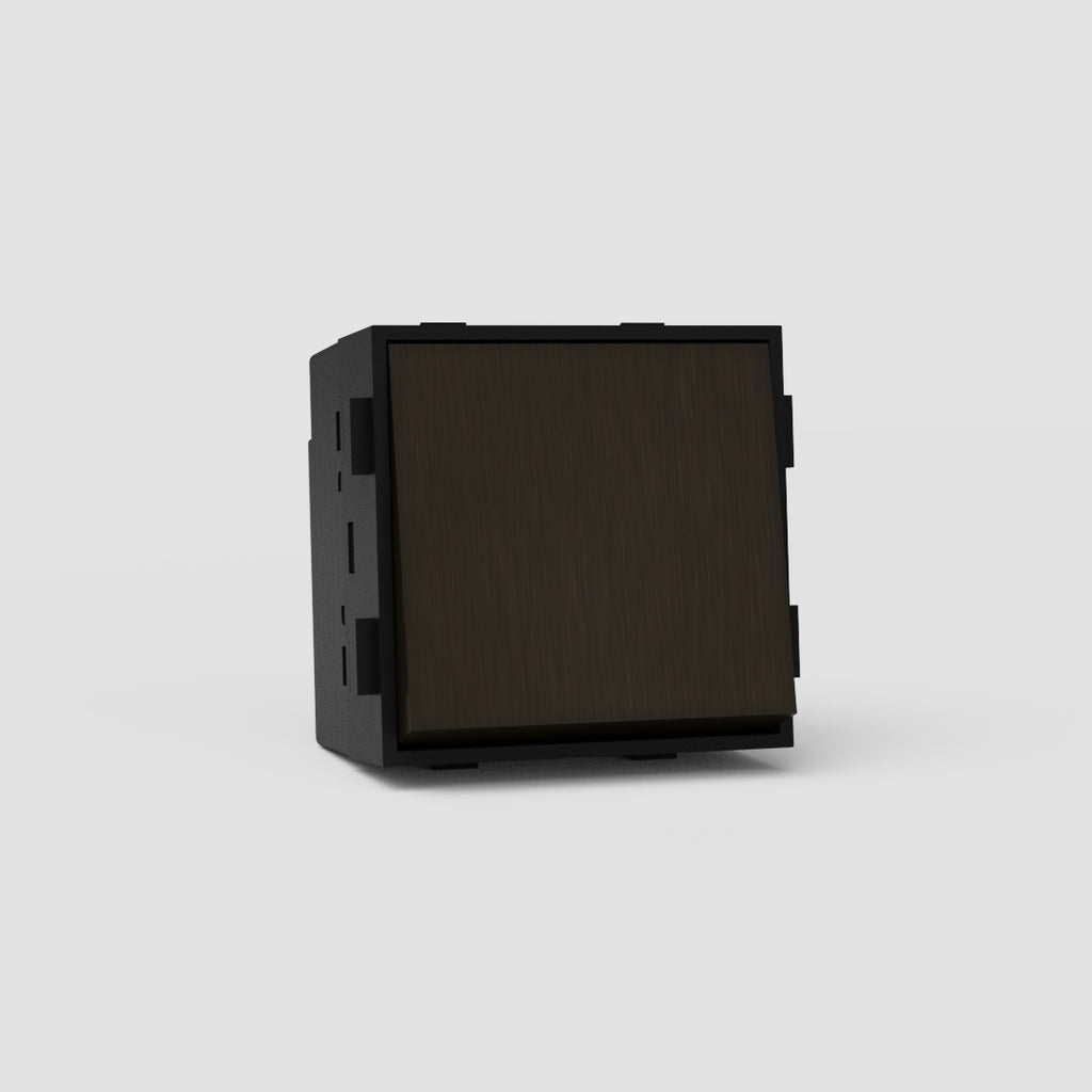 Two-Way Rocker Switch | Bronze & Black | Switches & Sockets