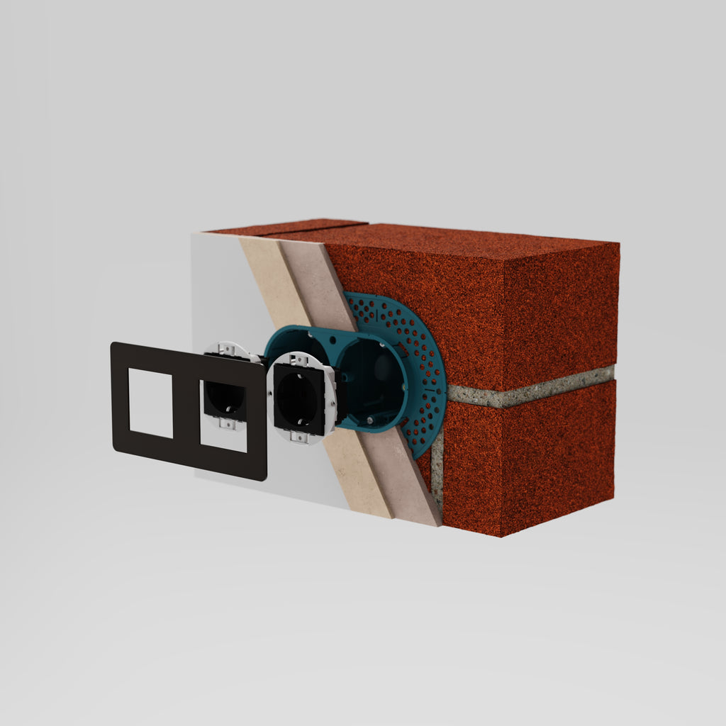 Triple Render Trim 9mm | Recycled Plastic | Back Boxes